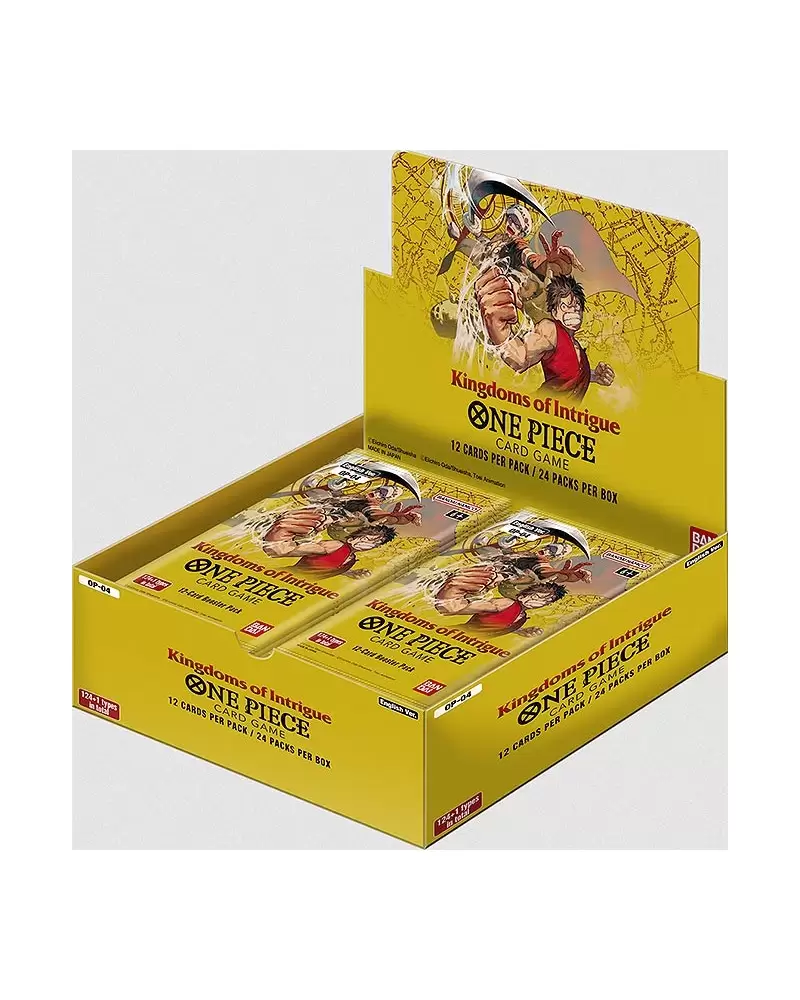 One Piece Card Kingdom of Intrigue OP-04 ENG Box 24 Buste